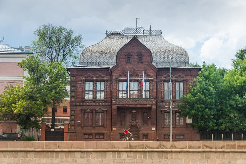 Embassy of France in Moscow Stock Image - Image of international ...