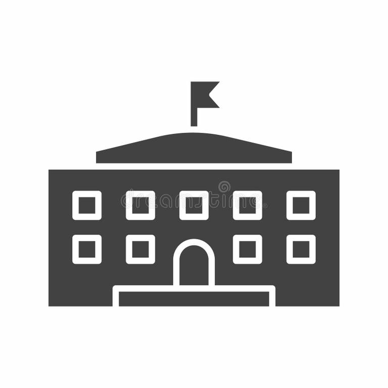 Embassy icon vector image. stock vector. Illustration of embassy ...