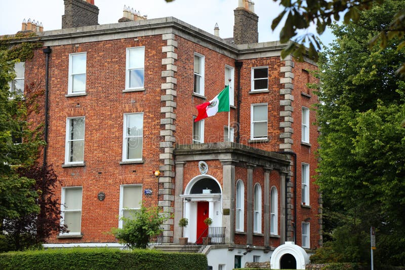 Embassy of Mexico in Dublin, Ireland Editorial Photography - Image of ...
