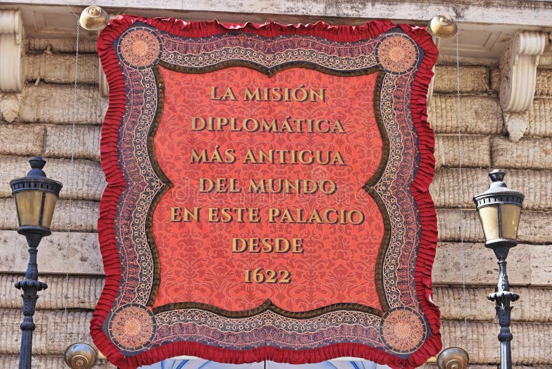 Embassy of Spain To the Holy See Editorial Photo - Image of centuriesn ...