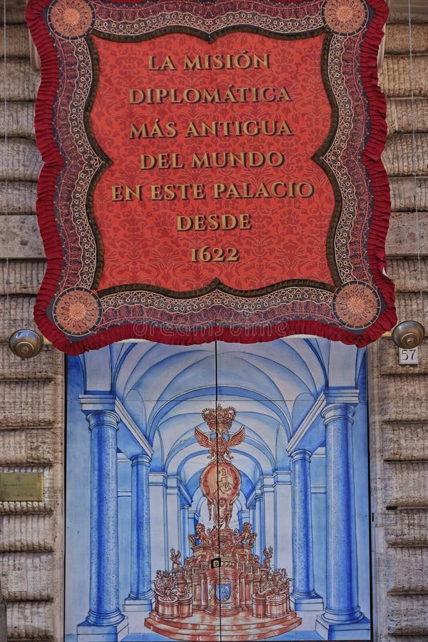 Embassy of Spain To the Holy See Editorial Photography - Image of ...