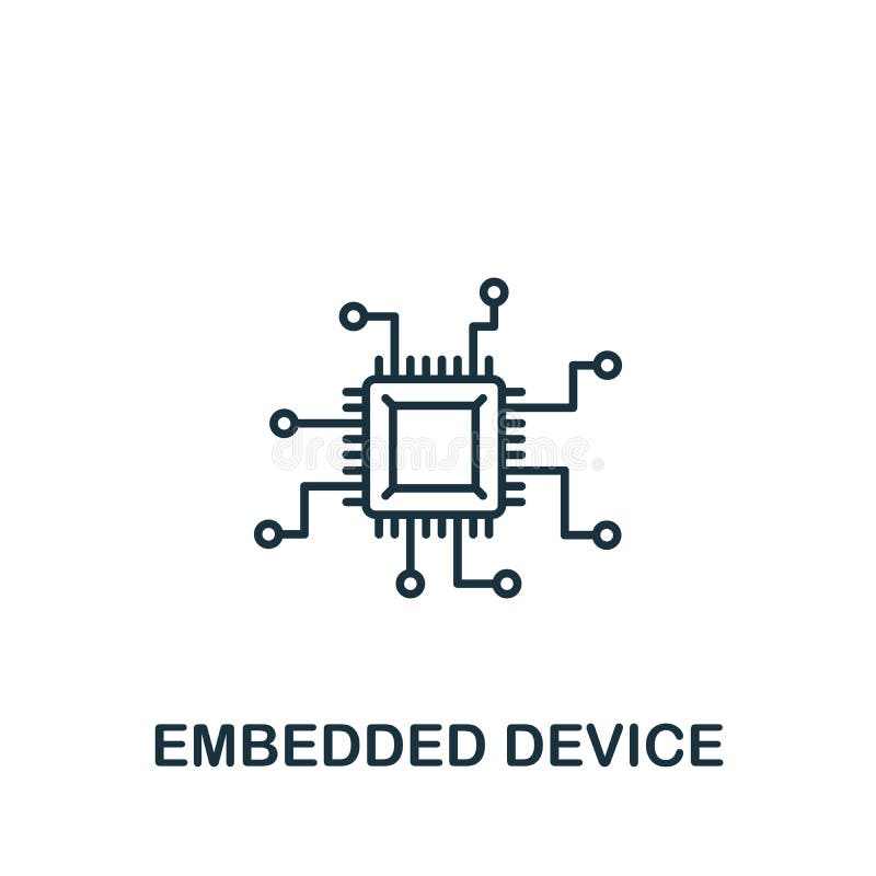 Embedded Device Icon. Monochrome Simple Smart Technology Icon for ... Embedded Device Icon. Monochrome Simple Smart Technology Icon for ...