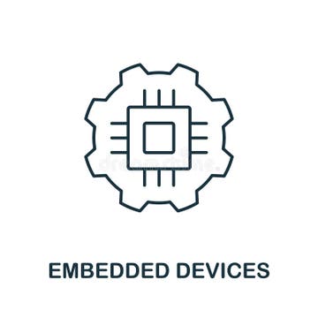 Embedded Devices Icon from Iot Collection. Simple Line Embedded Devices ...