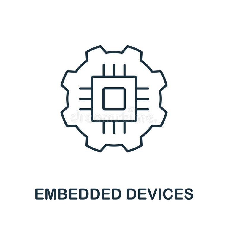 Embedded Devices Icon from Iot Collection. Simple Line Embedded Devices ...