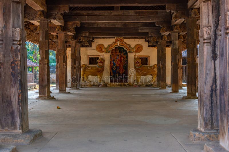 Embekka Temple Near Kandy, Sri Lanka Stock Photo - Image of lanka ...
