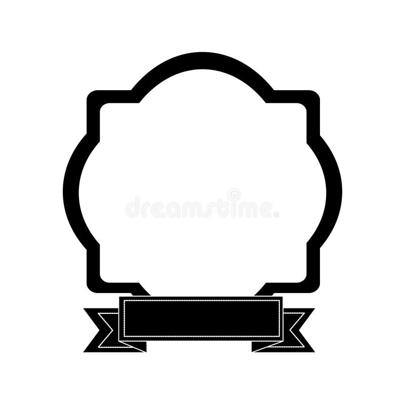 Embellished Emblem Icon Image Stock Vector - Illustration of flat ...