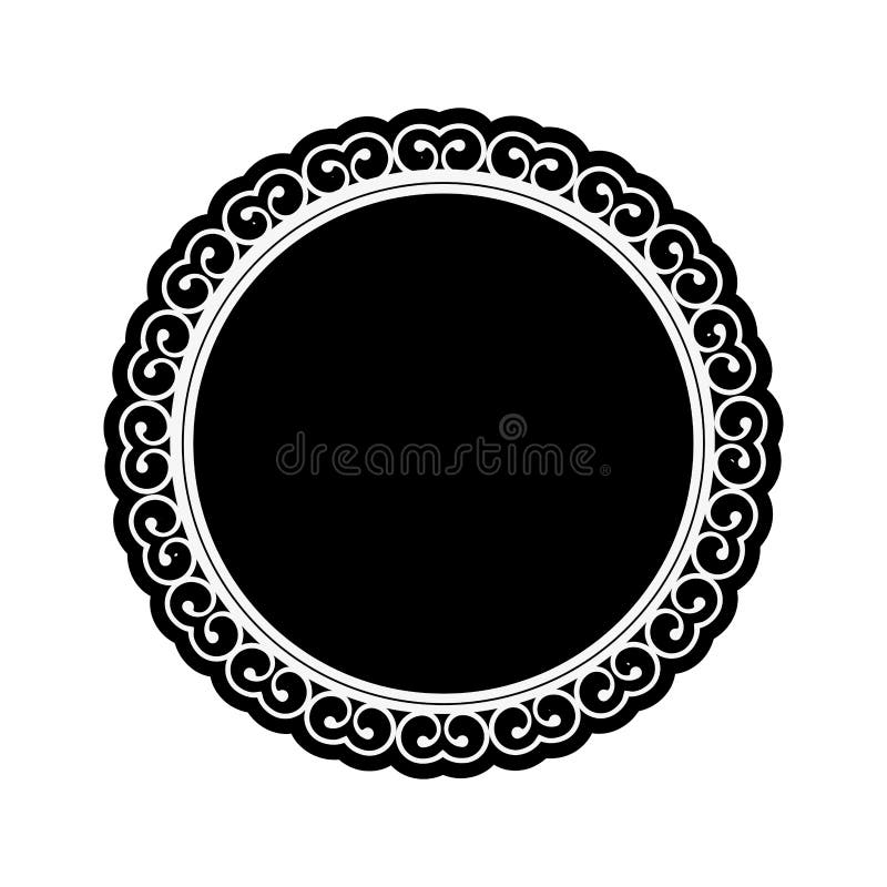 Embellished Emblem Icon Image Stock Vector - Illustration of ribbon ...