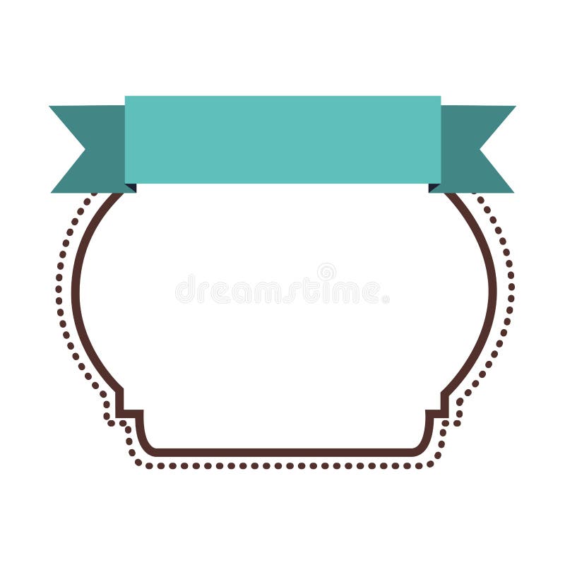Embellished Emblem or Label Icon Image Stock Vector - Illustration of ...