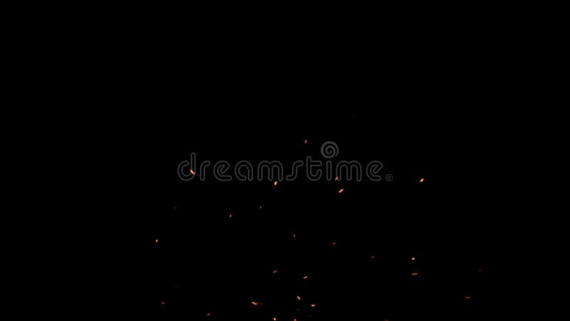 Ember Ashes Rising from the Ground Animation Stock Footage - Video of ...