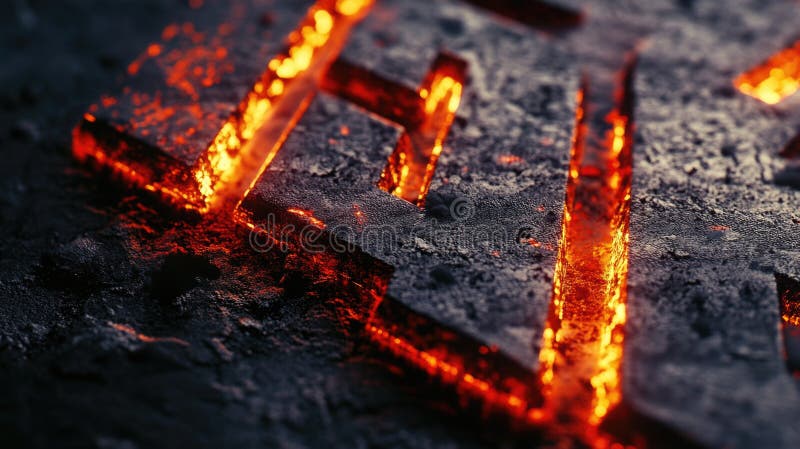 Ember Fire and Metal stock photo. Image of combustion - 364249014
