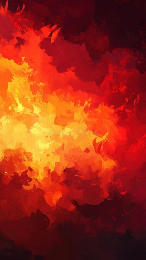 Ember Glow. a Vibrant Red Gradient Background with Fiery Hues Blending ...