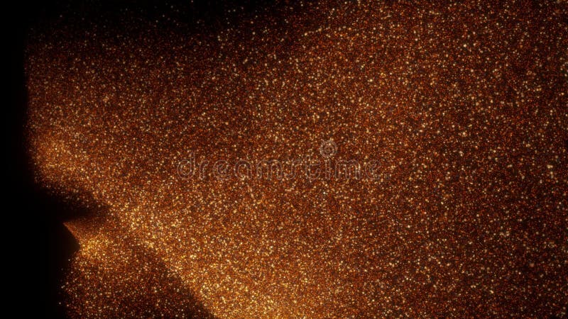 Ember gold particles stock video. Video of glow, floating - 262283213