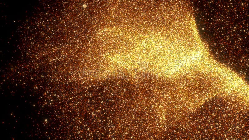 Ember gold particles stock video. Video of color, fairy - 262283347
