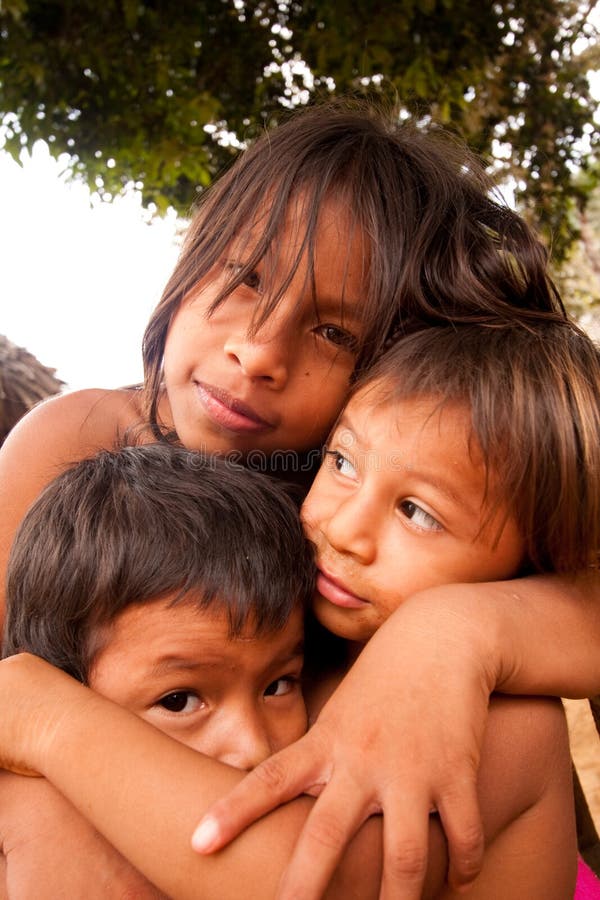 Embera Children, Panama editorial photography. Image of americas - 28391212