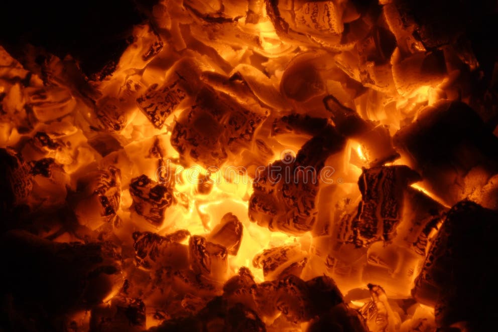 Embers stock image. Image of bricks, fireside, coal, orange - 2005427