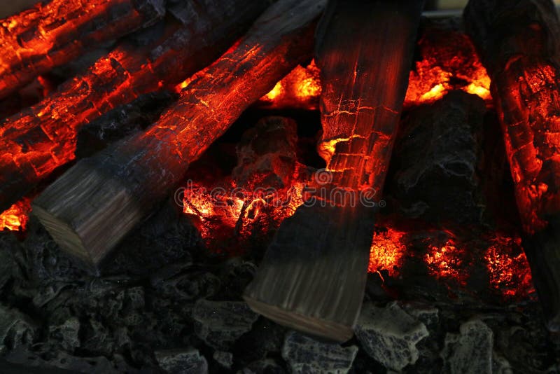 Embers with Beautiful Red Sparks As the Background Stock Photo - Image ...