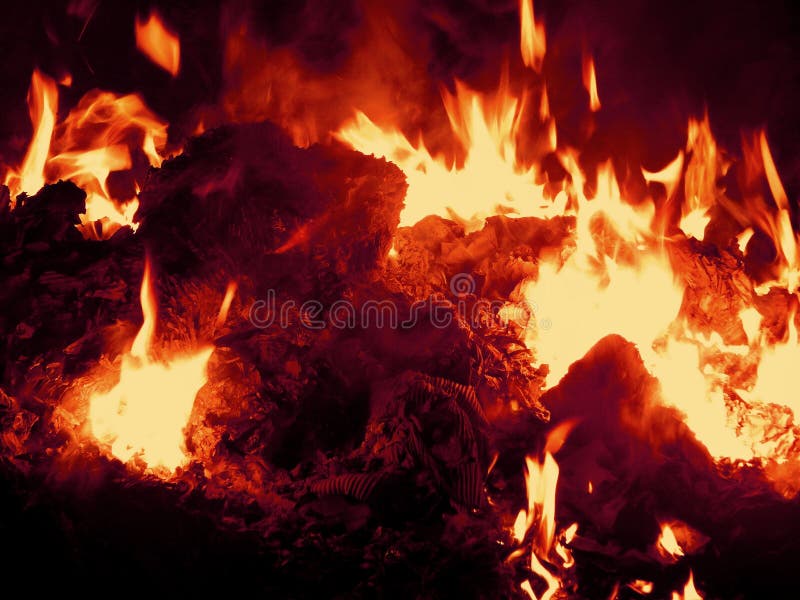 Red Embers and Fire Flames Closeup Royalty Free Stock Photo Stock Photo ...