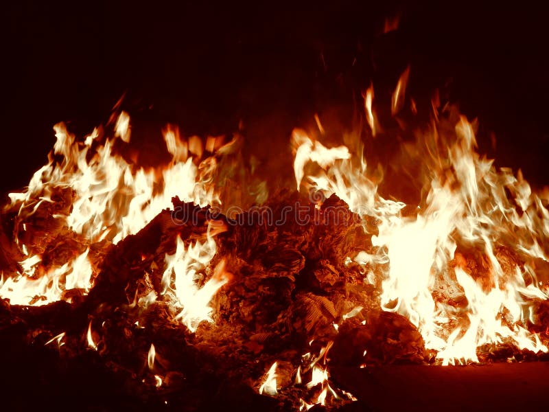 Red Embers and Fire Flames Closeup Royalty Free Stock Photo Stock Photo ...