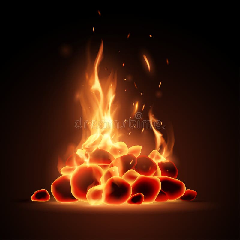 Embers Stock Illustrations – 37,775 Embers Stock Illustrations, Vectors ...