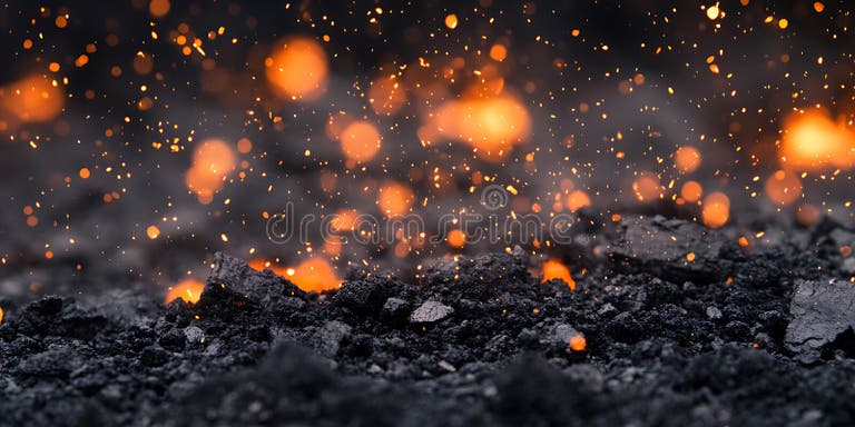 Embers and Sparks a Fiery Abstract Background Image Stock Image - Image ...
