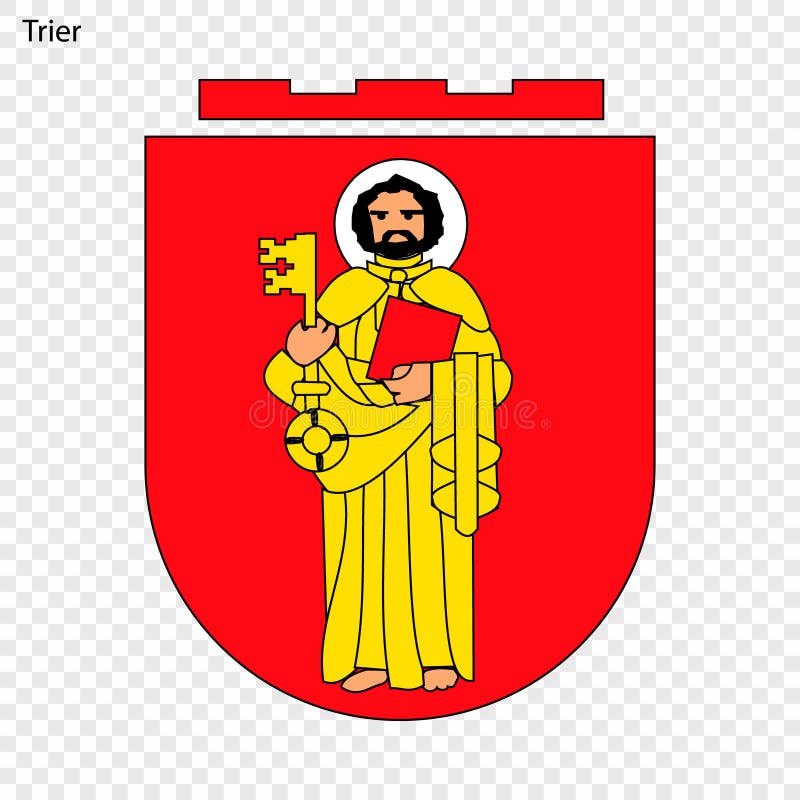 Trier City Federale Republiek Duitsland Rhinelandpalatinate Kaart ...