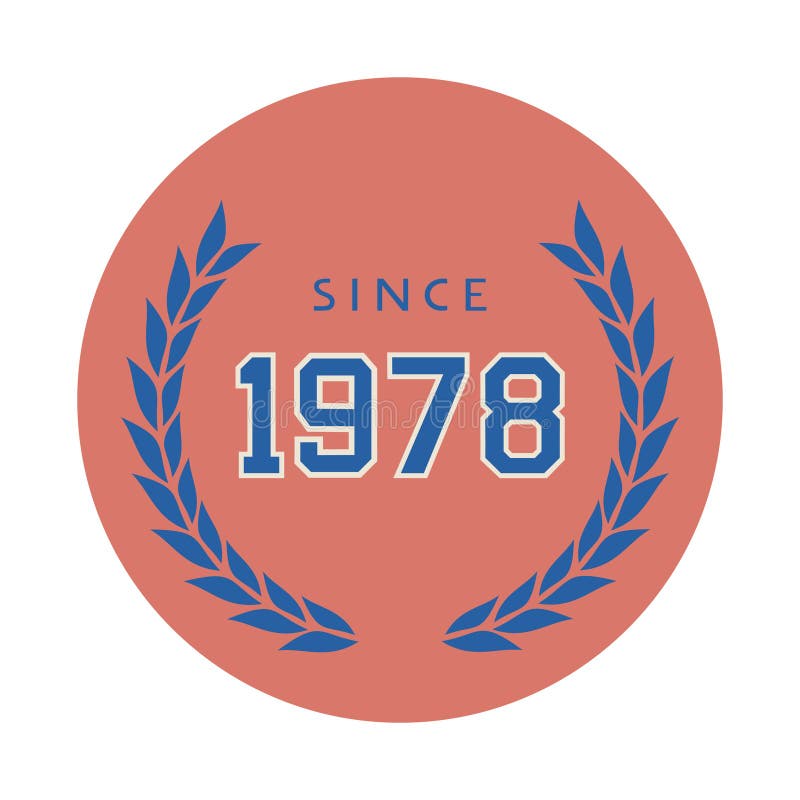 1978 Vintage T Shirt Design Vector, Vintage Design Stock Vector ...