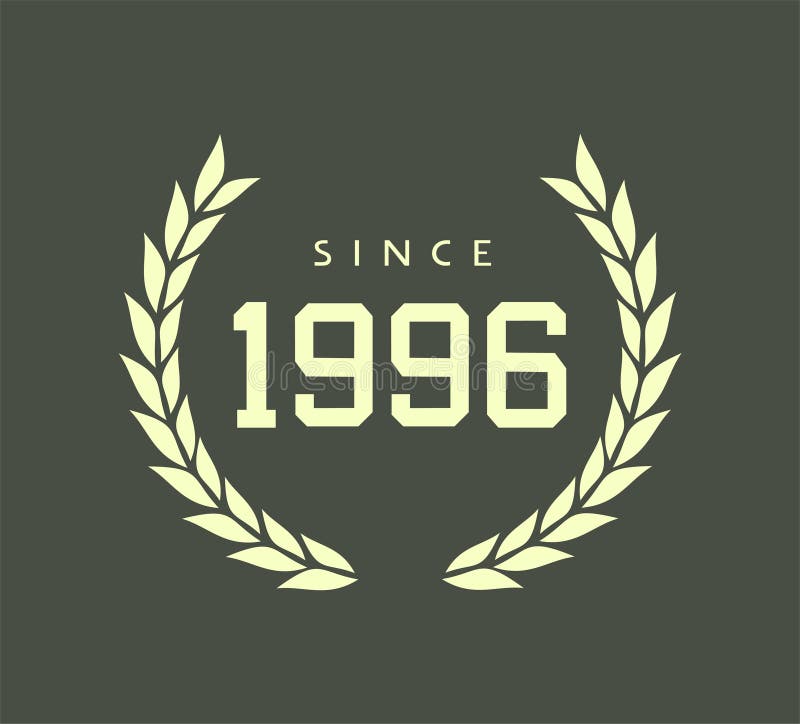 Since emblem stock vector. Illustration of style, nice - 314199465