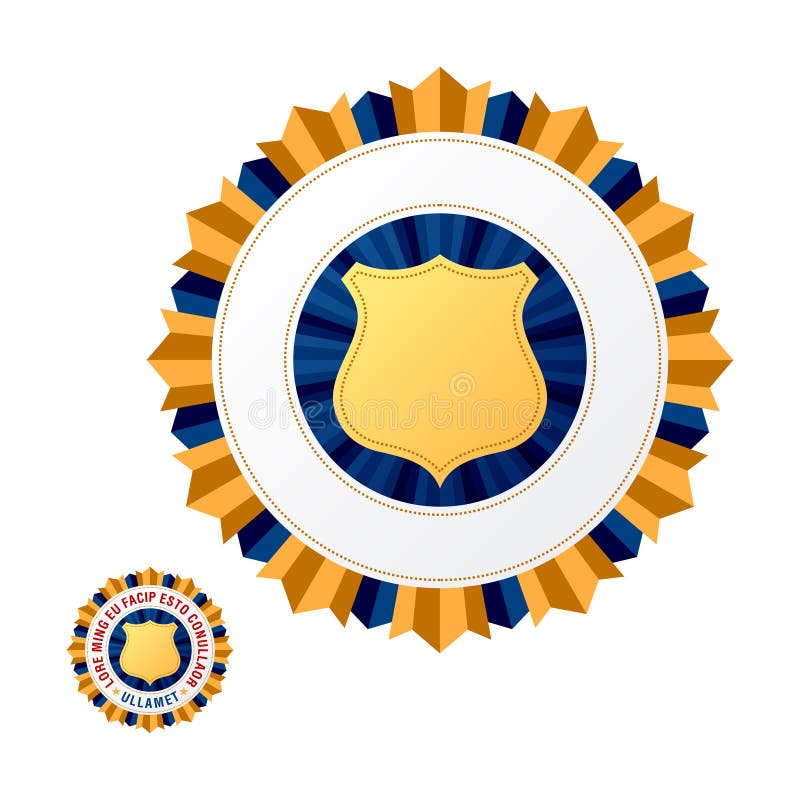 Emblem stock vector. Illustration of heraldic, blazonry - 9014191