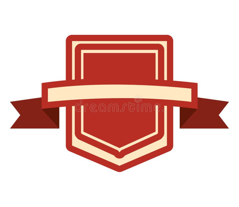 Emblem Badge Empty Template Stock Vector - Illustration of illustration ...