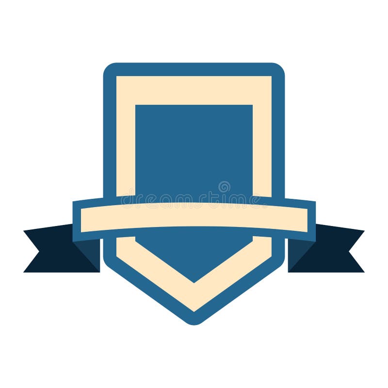 Emblem Badge Empty Template Stock Vector - Illustration of graphic ...