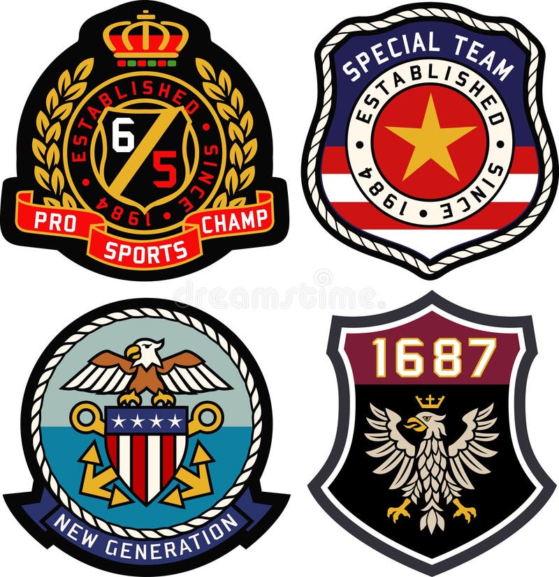 Special forces patch set stock vector. Illustration of graphic - 41371114