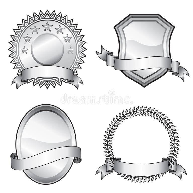 Emblem Badges stock vector. Illustration of black, grey - 6967503