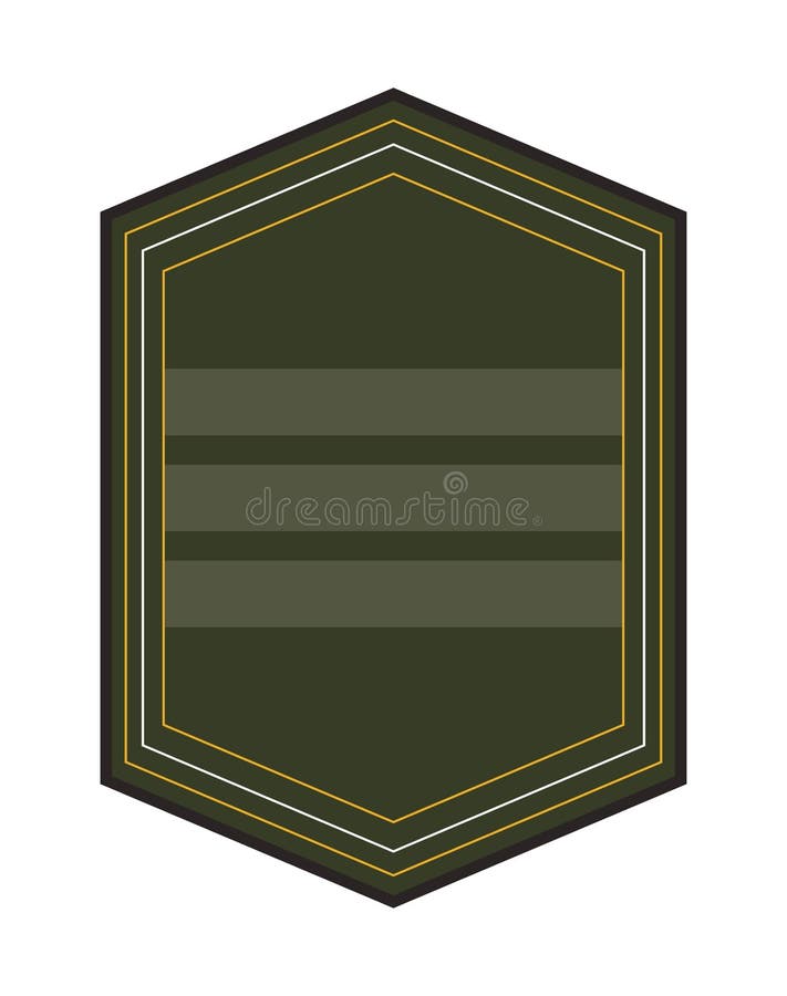Emblem with bars stock vector. Illustration of ranger - 229887542