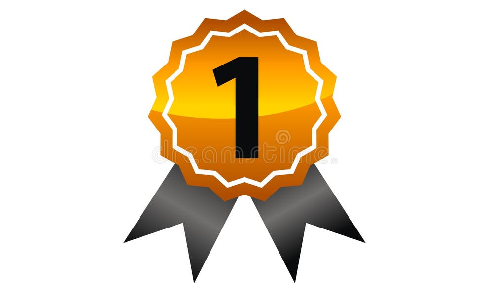 Emblem Best Quality Number 1 Stock Vector - Illustration of product ...