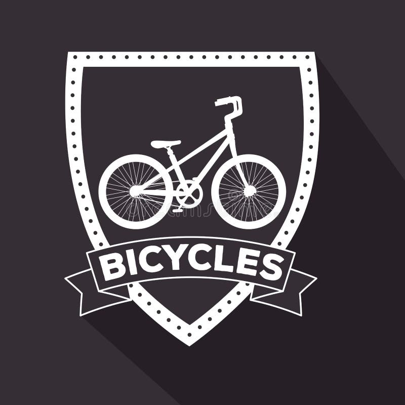 Emblem of Bicycle Design Transport Vehicle Stock Vector - Illustration ...