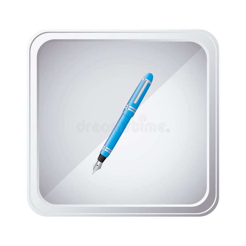 Emblem Blue Ballpoint Icon Stock Illustrations – 92 Emblem Blue ...