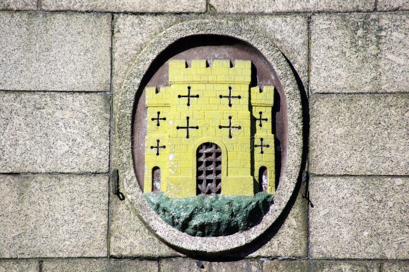 Emblem of Castle stock photo. Image of england, emblem - 75664480