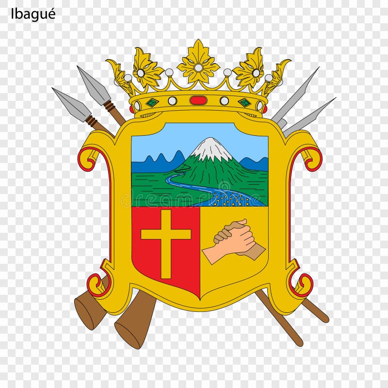Emblem City of Colombia stock illustration. Illustration of ibague ...