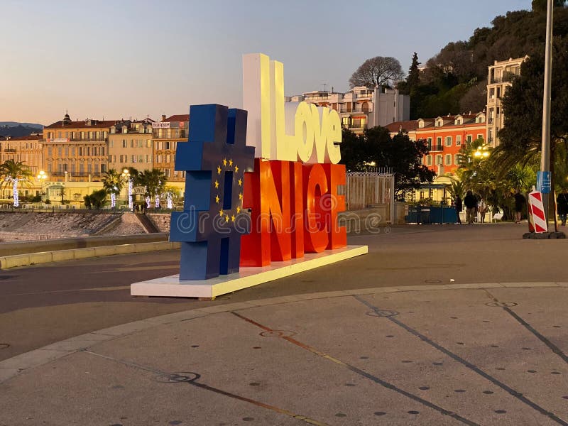 Emblem of the city of Nice editorial stock photo. Image of ...