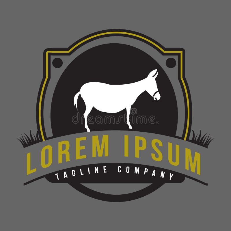 Donkey Logo. Donkey Chess Logo Stock Vector - Illustration of graphic ...