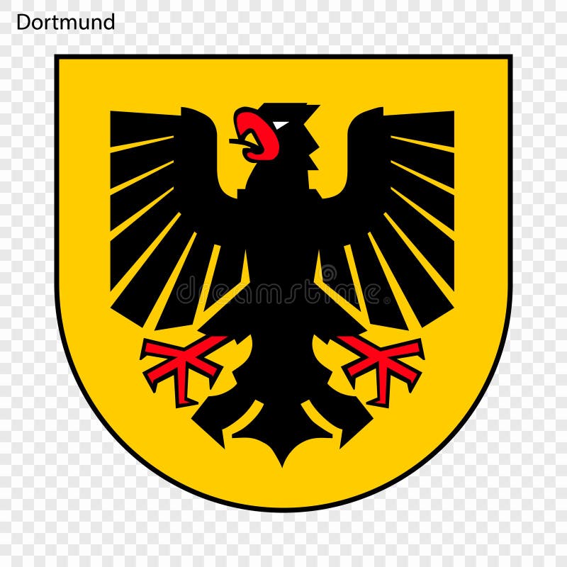 Emblem of Dortmund stock illustration. Illustration of isolated - 130370896