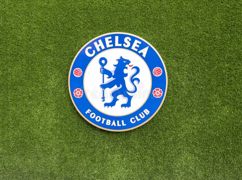 Emblem FC Chelsea redaktionelles stockbild. Bild von chelsea - 80374579