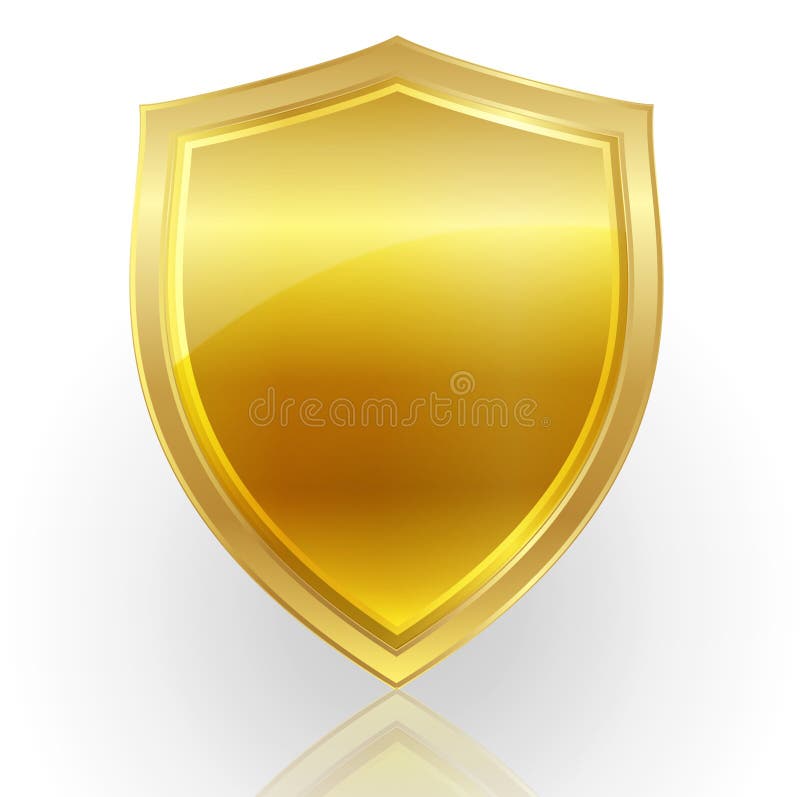 Emblem frame gold stock vector. Illustration of font - 40044011