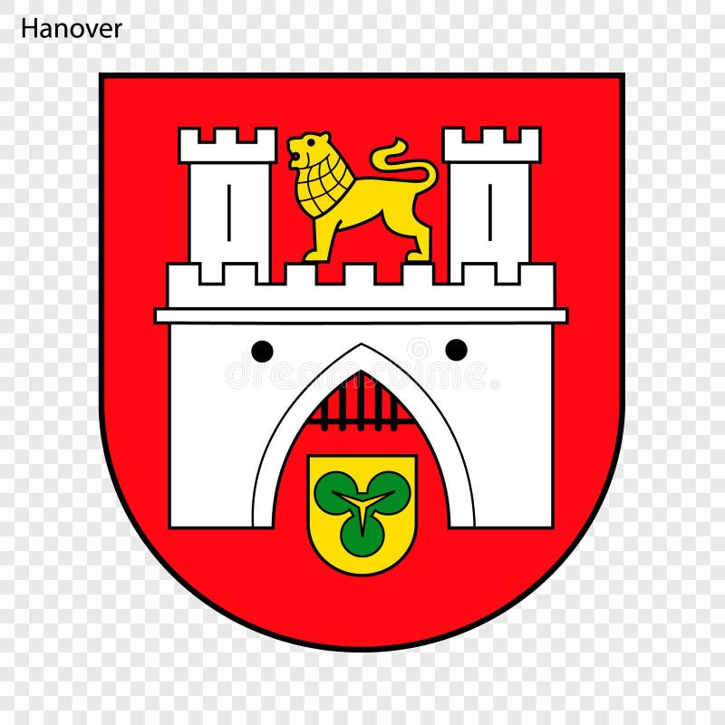 Emblem of Hanover stock illustration. Illustration of lours - 130370635