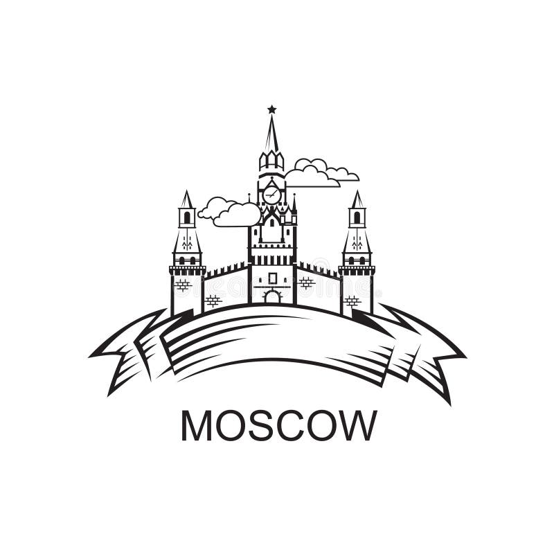 Kremlin tower icon stock vector. Illustration of design - 99172876