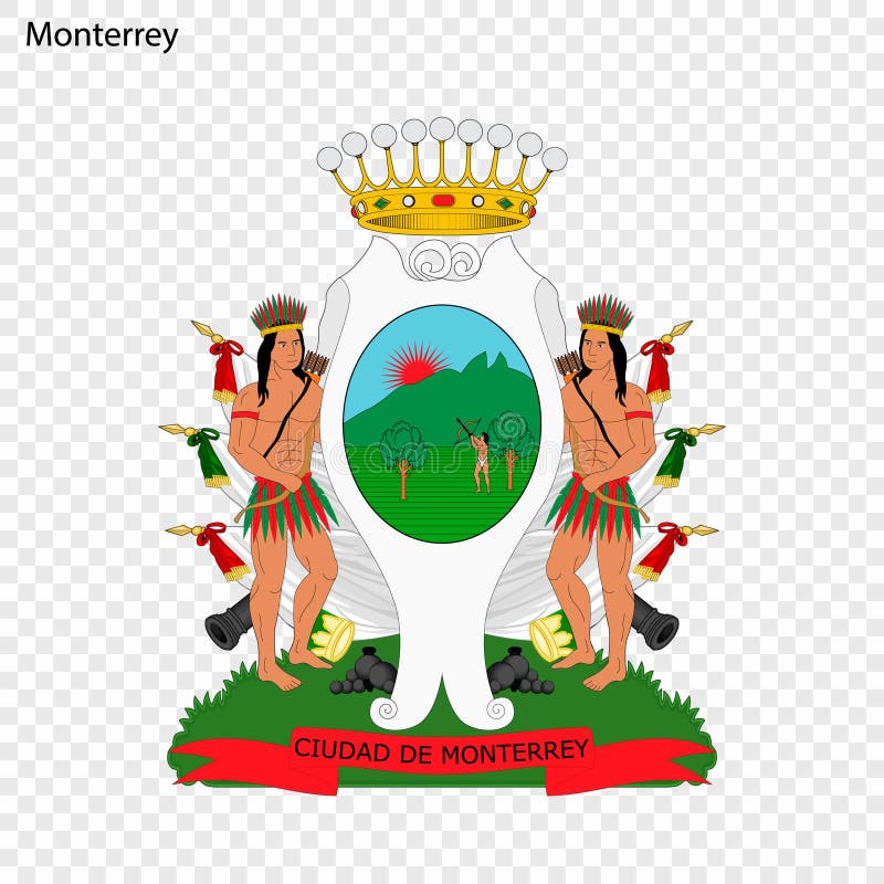 Monterrey Mexico North America Icon Vector Art Design Skyline Flat City ...