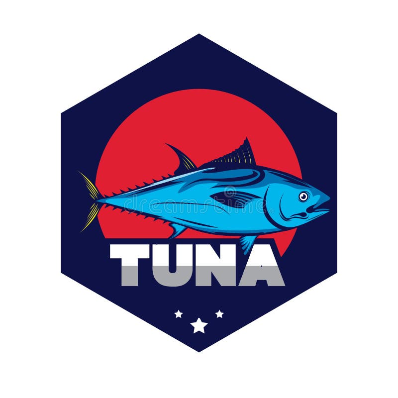 Tuna logo stock vector. Illustration of ocean, fish - 105776058
