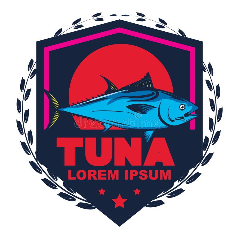 Tuna logo stock vector. Illustration of animal, isolated - 105776205