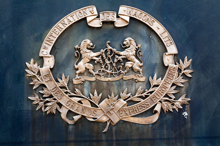 Emblem on the Side of Rail Wagon Brand Pullman Editorial Photography ...