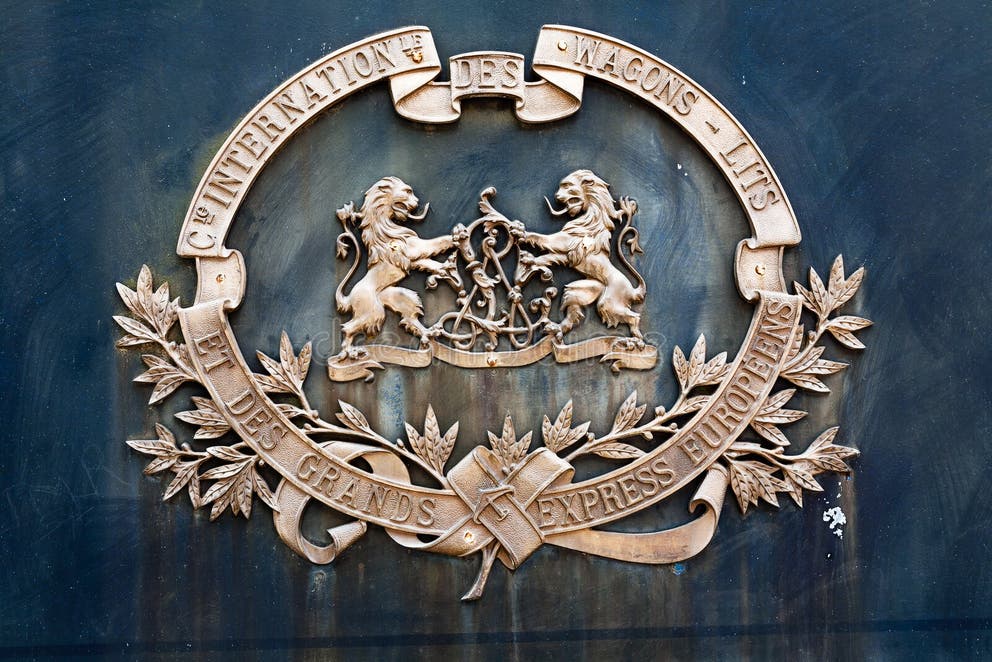 Emblem on the Side of Rail Wagon Brand Pullman Editorial Photography ...